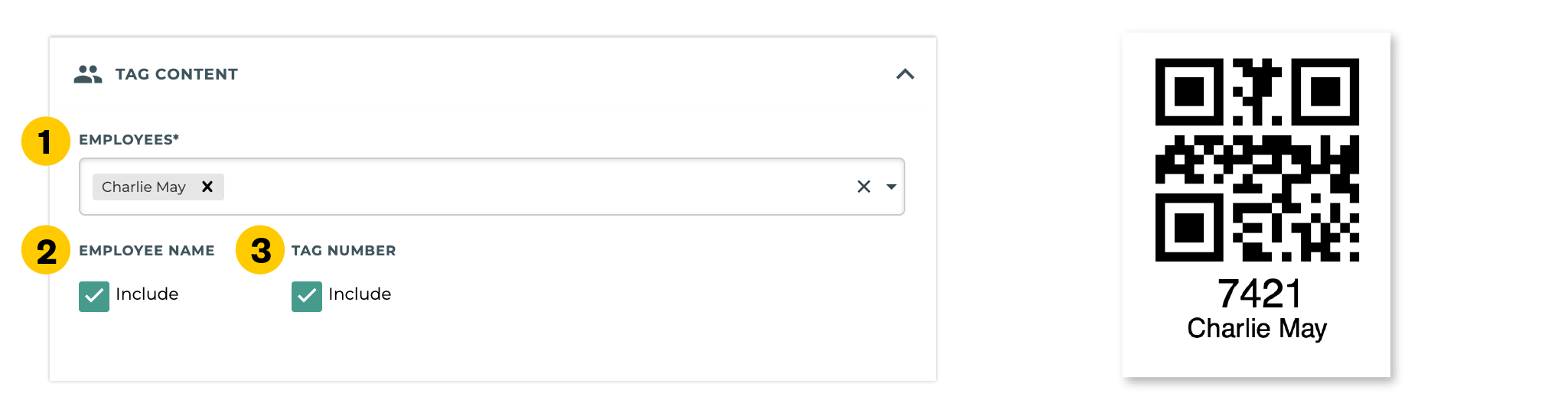 Kiosk QR code generator