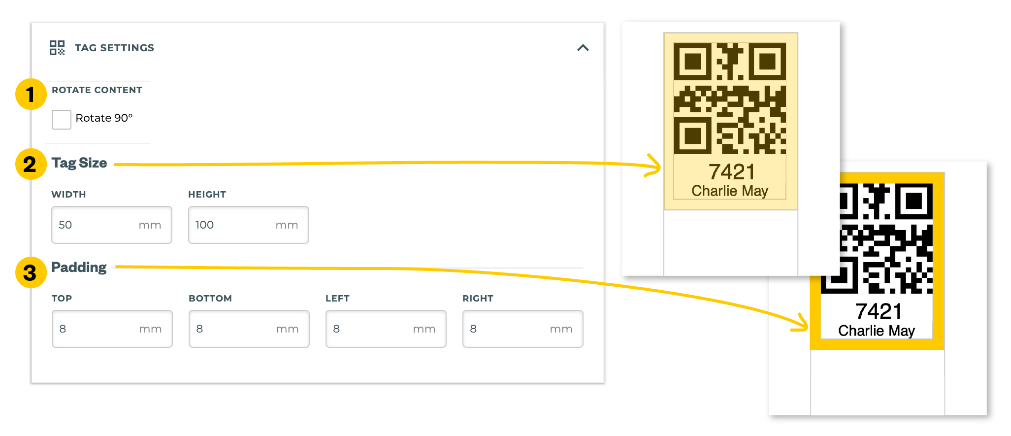 Kiosk QR code generator